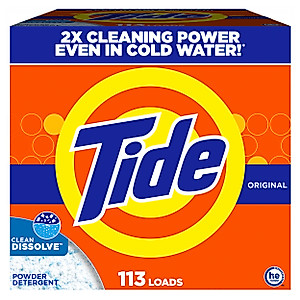 Tide Powder Laundry Detergent Original, 143 Ounce (Packaging May Vary)