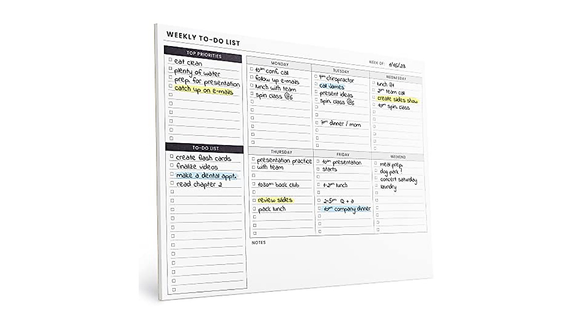 Weekly Planner Pad: Organize Your Tasks Effectively