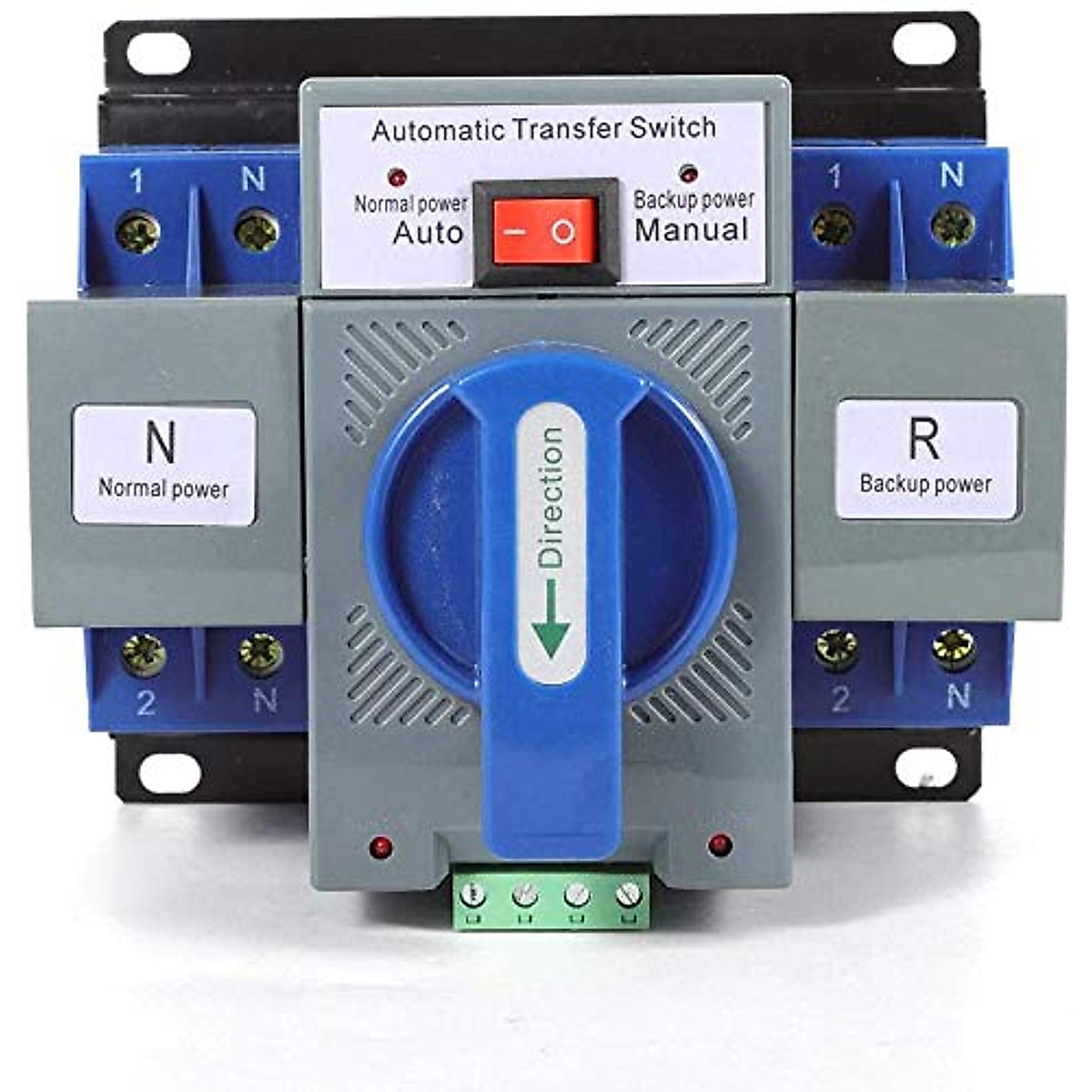 63A 2P Dual Power Automatic Transfer Switch Generator Changeover Switch 110V