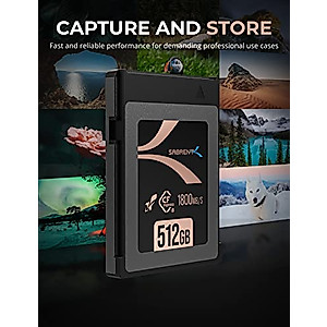SABRENT Rocket CFX PRO 512GB CFexpress Type B Memory Card R1800MB/s W1700MB/s [CF-XXIT-512]