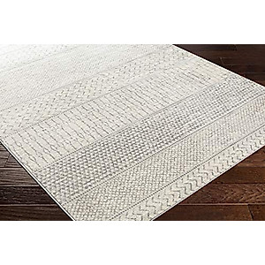 Artistic Weavers Hana Modern Moroccan Area Rug,7'10" x 10'3",Silver Grey