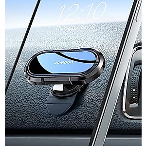 Magnetic Phone Mount for Car [Upgrade 6X Military Magnets] [Bendable Base] All Metal Magnet Car Mount, 360° Adjustable Dashboard Phone Holder for Car for All Smartphones