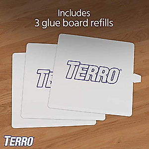 TERRO T231 Flea Trap Refills - Replacement Flea Trap Glue Boards - 3 Pack