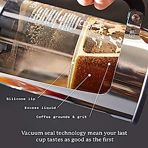 ESPRO P7 French Press - Double Walled Stainless Steel Insulated Coffee and Tea Maker (Cranberry, 32 Ounce)