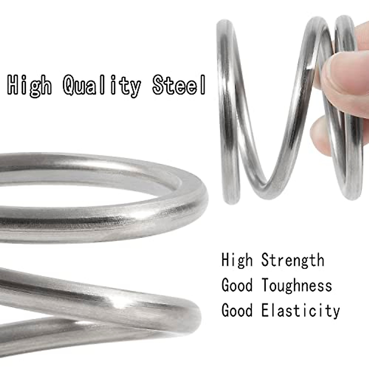 Deecaray 272400 Compression Spring，Compatible with HiFlow Pool and Spa 2" Valve,Also Compatible with HiFlow Six-Way 1-1/2" Multiport Pool and Spa Valve