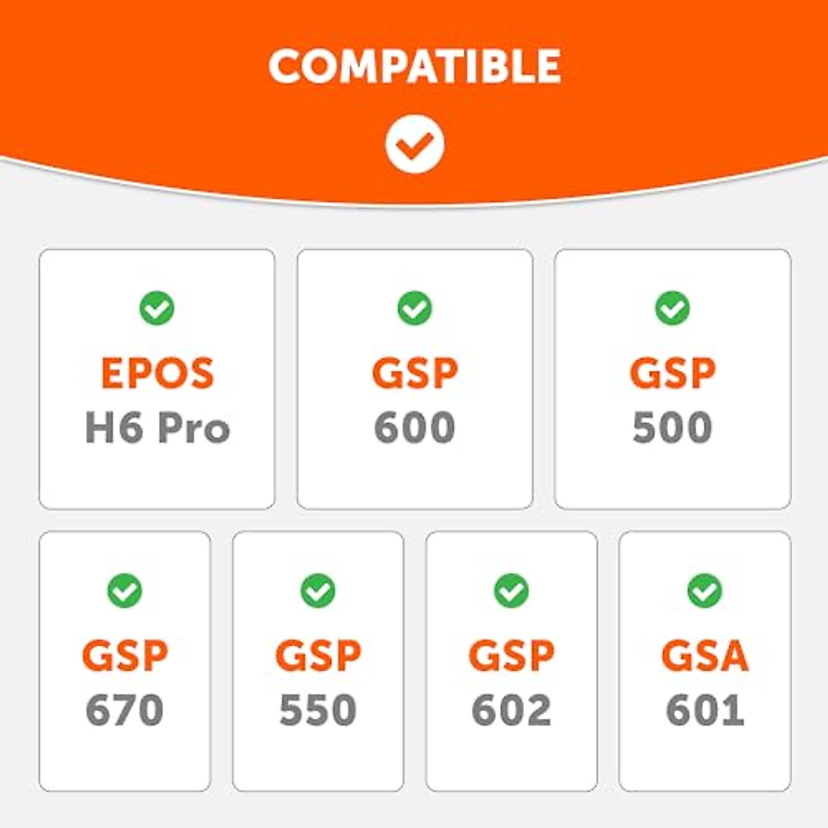 WC Freeze EPOS H6 Pro - Cooling Gel Earpads for EPOS H6 Pro/Sennheiser GSP 600 / GSP500 / GSP550 / GSP670, Made by Wicked Cushions - Enhance Comfort, Durability, Thickness | 90's Black