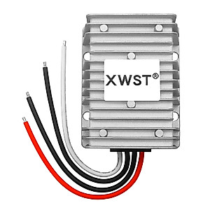 XWST DC 12V 24V Step up to 60V 5A 300W Converter Voltage Converter, 60Volt regulator Waterproof DC/DC Boost Transformer Power Supply (12V 24V to 60V 5A)