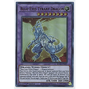 Blue-Eyes Tyrant Dragon - BACH-EN037 - Ultra Rare - 1st Edition