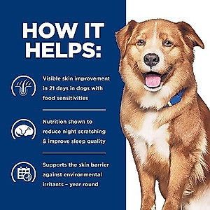 Hill's Prescription Diet Derm Complete Skin & Food Sensitivities Dry Dog Food, Veterinary Diet, 6.5 lb. Bag