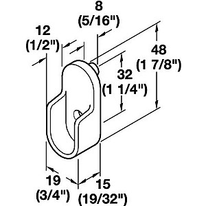 Oval Closet Rod CUSTOM CUT TO SIZE. Up to 92 inches long! Choose Finish. Includes End Supports.