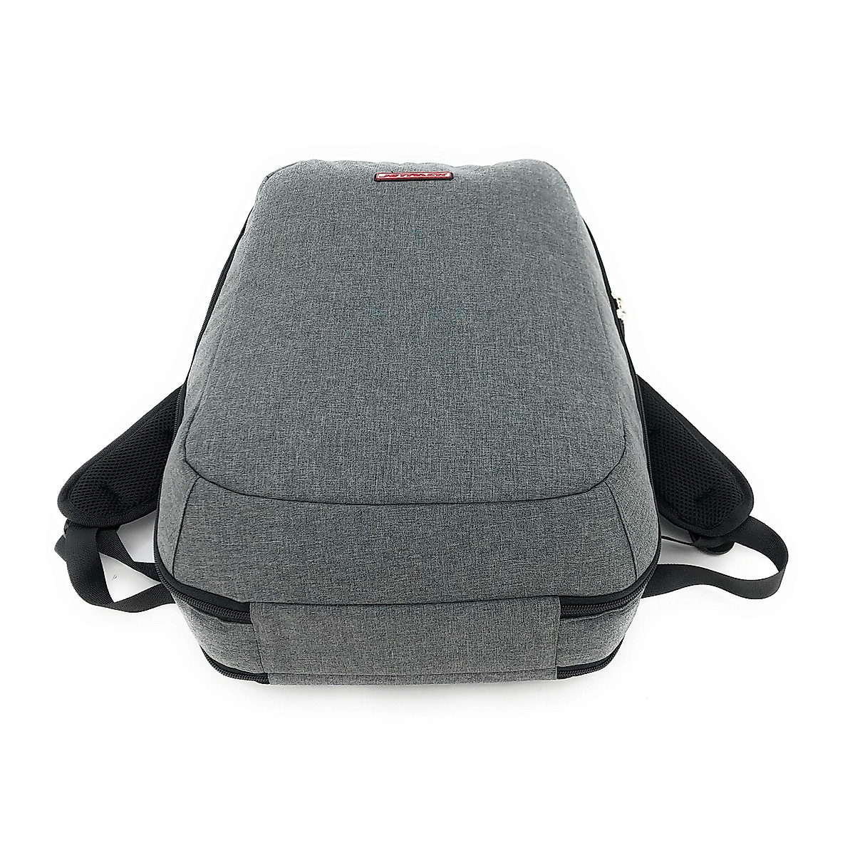 Jetpack Slim Backpack for DVS, Mobile, or Club DJ Gig Set, Bag Carry Laptop, Stand, Tablet, Headphone, Vinyl Records, USB Mobile Devices, Needle Case, Cables, Microphone & More. TSA Compliant (Gray)