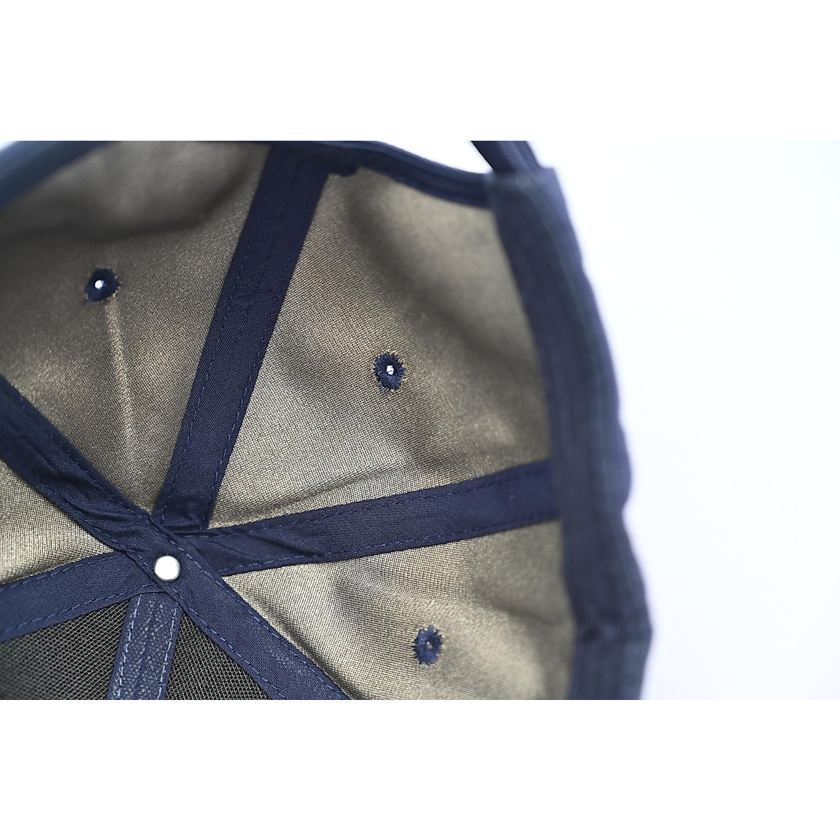 Higher Mountains EMF Protection Hat Cap 5G, 4G, Faraday Clothing (Navy Blue)