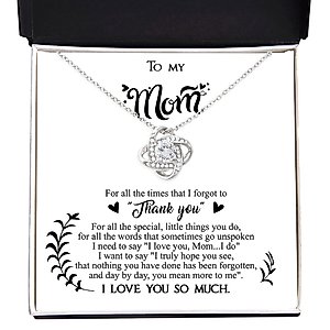 Harmony Gift Necklace Gift for Mom, Mother's day gift cards for Mom, Christmas, Birthday, gifts for Mom who has everything, what I love about Mom, mother's day jewelry