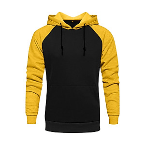 Men Hoodies Fashion, Large White Hoodie for Tie Dye Shorts Cotton Street Man Loose Blank Fleece Sweater Men's Long Sleeve Hoodie Hoodies Guys Brands Grey Mens Zip Up Jacket Hoodie (XXL, Black)