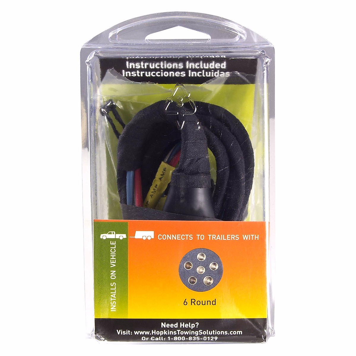 Hopkins 47155 4 Wire Flat Adapter