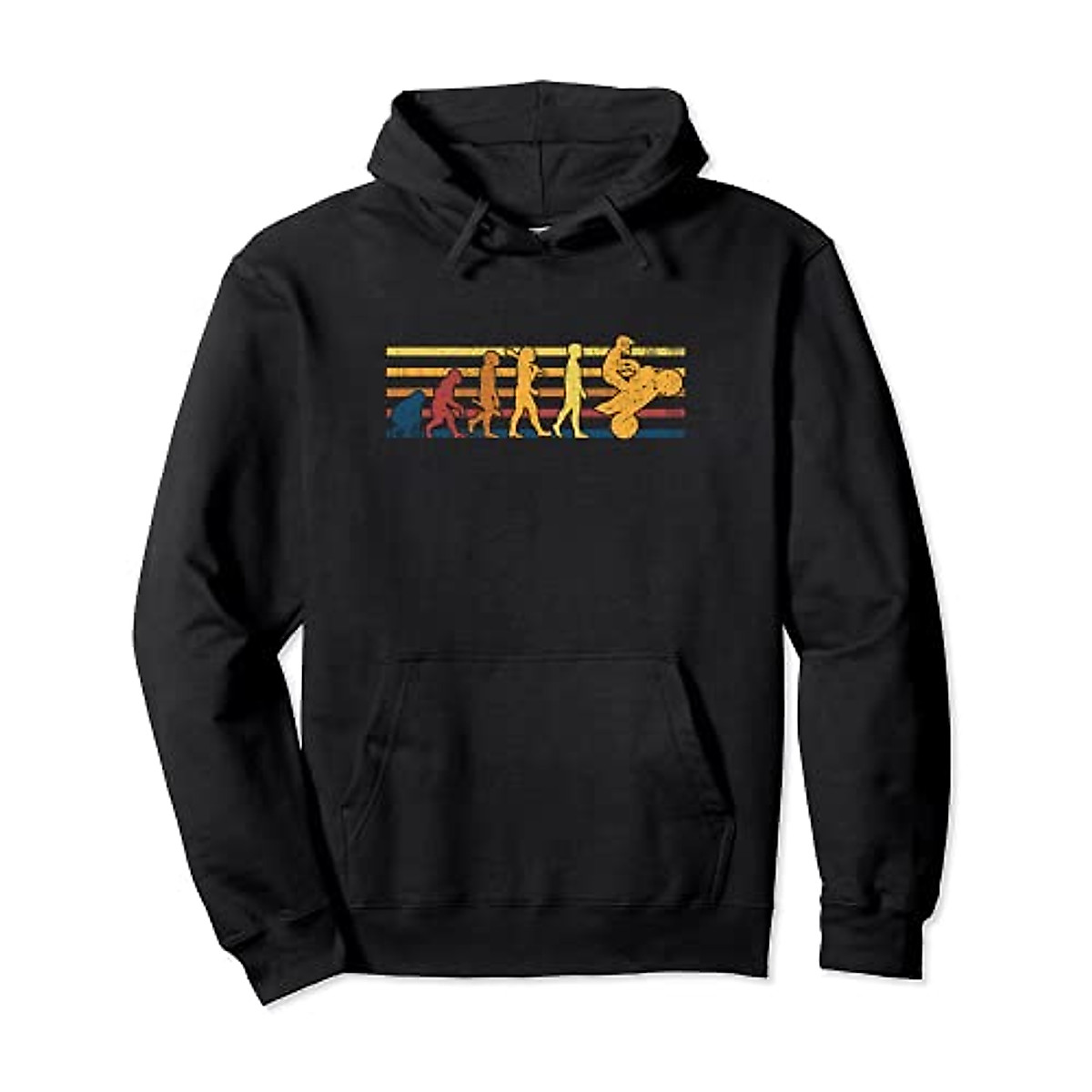 Quad Bike Biking Biker Four-Wheeler Pullover Hoodie