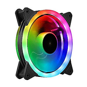 Bgears b-Voguish-RGB Gaming PC ATX case, Include: 6 x 120mm ARGB Fans, 1 x 10 Fans Controller, 1 x Remote Controller, USB3.0, Support up to EATX Motherboard, Support Graphic Card up to 380mm Long