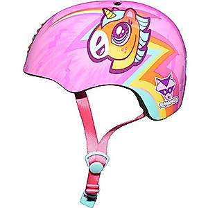 Raskullz Unicorn Bolt LED Helmet, Raskullz Unicorn Bolt LED Multi Child 5+ Helmet, Child Girl, Unicorn Bolt LED, Ages 5+