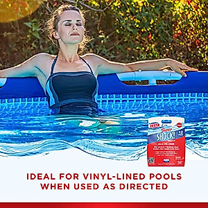 HTH 52026 Super Shock Treatment Swimming Pool Chlorine Cleaner, 1 lb (Pack of 12)