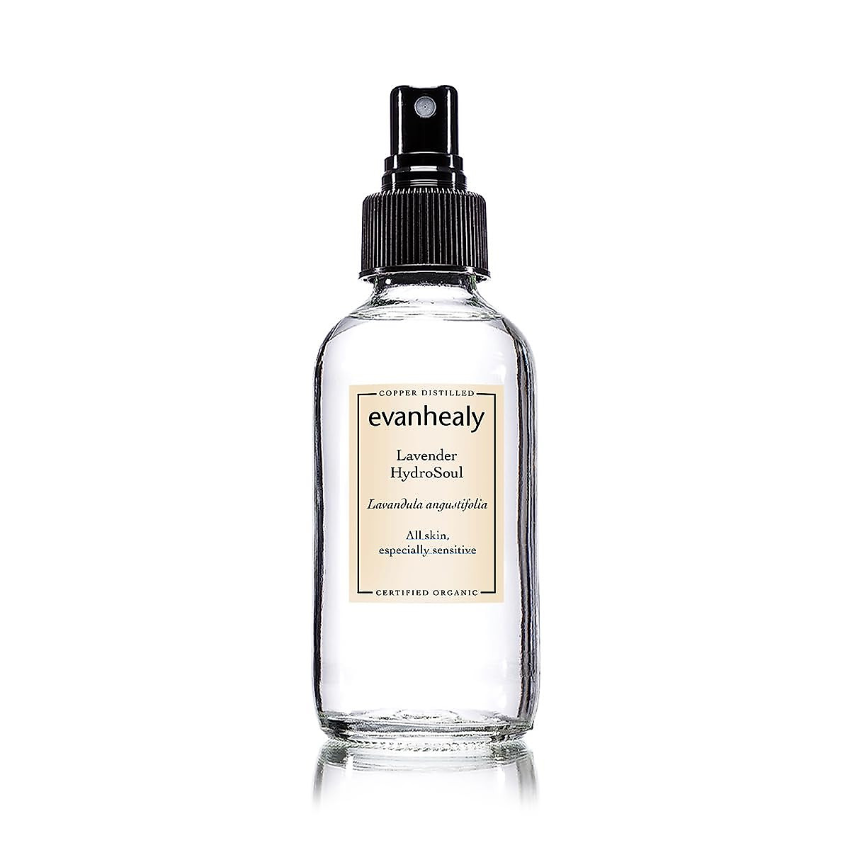evanhealy Lavender HydroSoul | Copper Distilled Hydrosol | Calms Redness, Soothes Irritated Reactive Skin | Organic Lavender Facial Tonic | Calming Face Toner