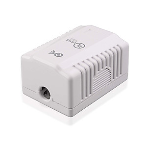 Cable Matters UL Listed Cat6 5-Pack RJ45 Surface Mount Box - 1 Port in White (Cat6 Ethernet Mount Box)