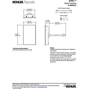 Kohler digital interface