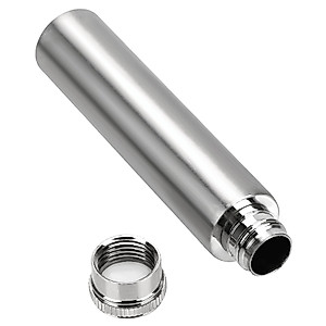 2PCS Stainless Steel Tube Hip Flask,1 Oz Hidden Flasks for Liquor for Men, Multifunctton Pocket Mini Small Pocket Flask,Cigar Shaped Pocket Drinking Tubular Bottle