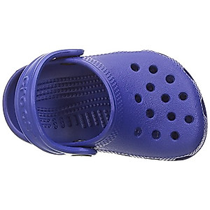 Crocs Unisex-Baby Classic Littles Clogs |Baby Shoes, Cerulean Blue, 2-3 Infant