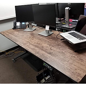 Brown Wood Grain Contact Paper Self Adhesive Shelf Liner Cabinet Countertop Drawer Table Door Sticker 17.7 X 78.7 Inches