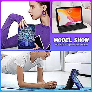 Uppuppy for Apple iPad Mini 6 Case, for iPad Mini 6th Generation Case Kids Cute Folio Women Teen Girls Tree Cover for iPad Mini 2021 Cases 6th Gen 8.3 Inch A2567 A2568 A2569