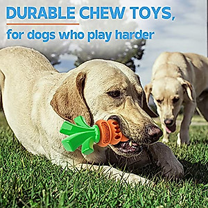 DORPETLY Dog Toys, Indestructible Dog Chew Toys for Aggressive Chewers, Durable Tough Dental Treat Dispensing Dog Toys for Large Medium Small Dogs (Large)