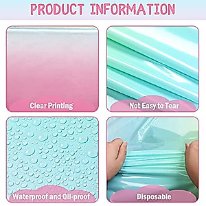 3 Pack Pastel Rainbow Tablecloths Rainbow Plastic Tablecloth Rainbow Party Decorations Rainbow Birthday Party Supplies Pastel Table Covers for Birthday Wedding Shower Party Supplies, 108 x 54 Inch