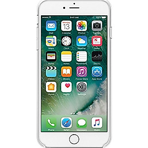 kate spade new york Protective Hardshell Case for iPhone 8 Plus, iPhone 7 Plus, iPhone 6s Plus & iPhone 6 Plus - Hollyhock Floral Clear / Cream with Stones