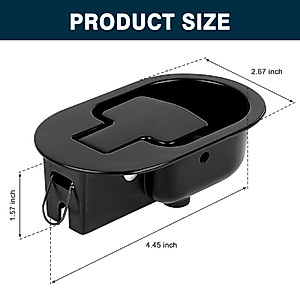 Nonley Recliner Couch Release Handle Recliner Replacement Parts, Heavy-Duty Metal Recliner Pull Handle Fits Most Major Recliner Couch Sofa Chair