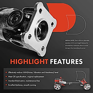 A-Premium Drive Shaft Replacement for Suzuki SX4 2007-2009 2.0L Rear