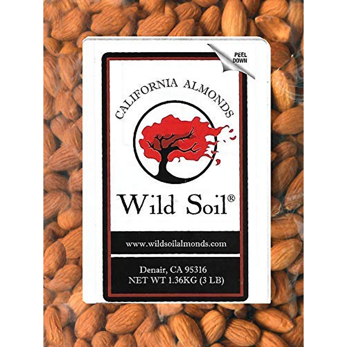Wild Soil Beyond Almonds, Unflavored– 20% Higher Protein Than Other Almonds, Distinct and Superior to Organic, Raw