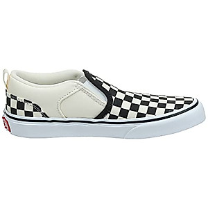 Vans YT Asher Trainers, Multicolour Checkers Black Natural Ipd, 5 US Unisex Big Kid