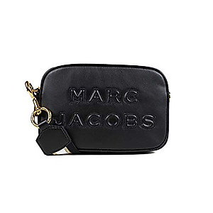 Marc Jacobs Flash Leather Crossbody Bag (Black Gold)