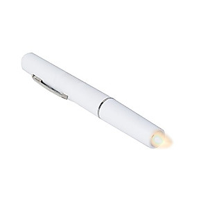 MABIS Reusable Penlights for Medical or Personal Use, White, 6 Count