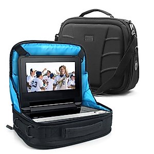 USA Gear Portable DVD Player Headrest Car Mount Display Case, Storage Bag Fits DBPOWER 9.5 Inch, Sylvania SDVD10408, Ematic EPD909, Azend BDP-M1061, Sony BDPSX910, More 7-10 Inches Blu-ray/DVD Players