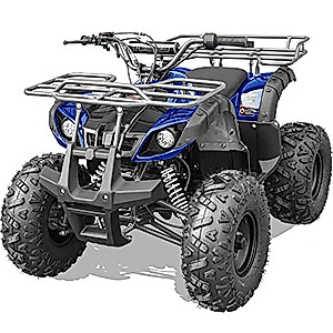MotoTec Bull 125cc 4-Stroke Kids Gas ATV Blue