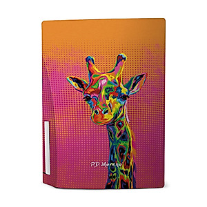 Head Case Designs Officially Licensed P.D. Moreno Giraffe Animals II Vinyl Faceplate Sticker Gaming Skin Decal Cover Compatible With Sony PlayStation 5 PS5 Disc Edition Console & DualSense Controller