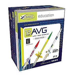 Estes AVG Rocket Bulk Pack (Pack of 12) - 47776017535