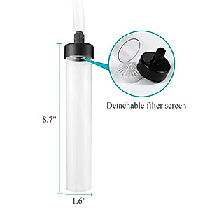 Laifoo 5ft Aquarium Siphon Vacuum Cleaner for Fish Tank Cleaning Gravel & Sand