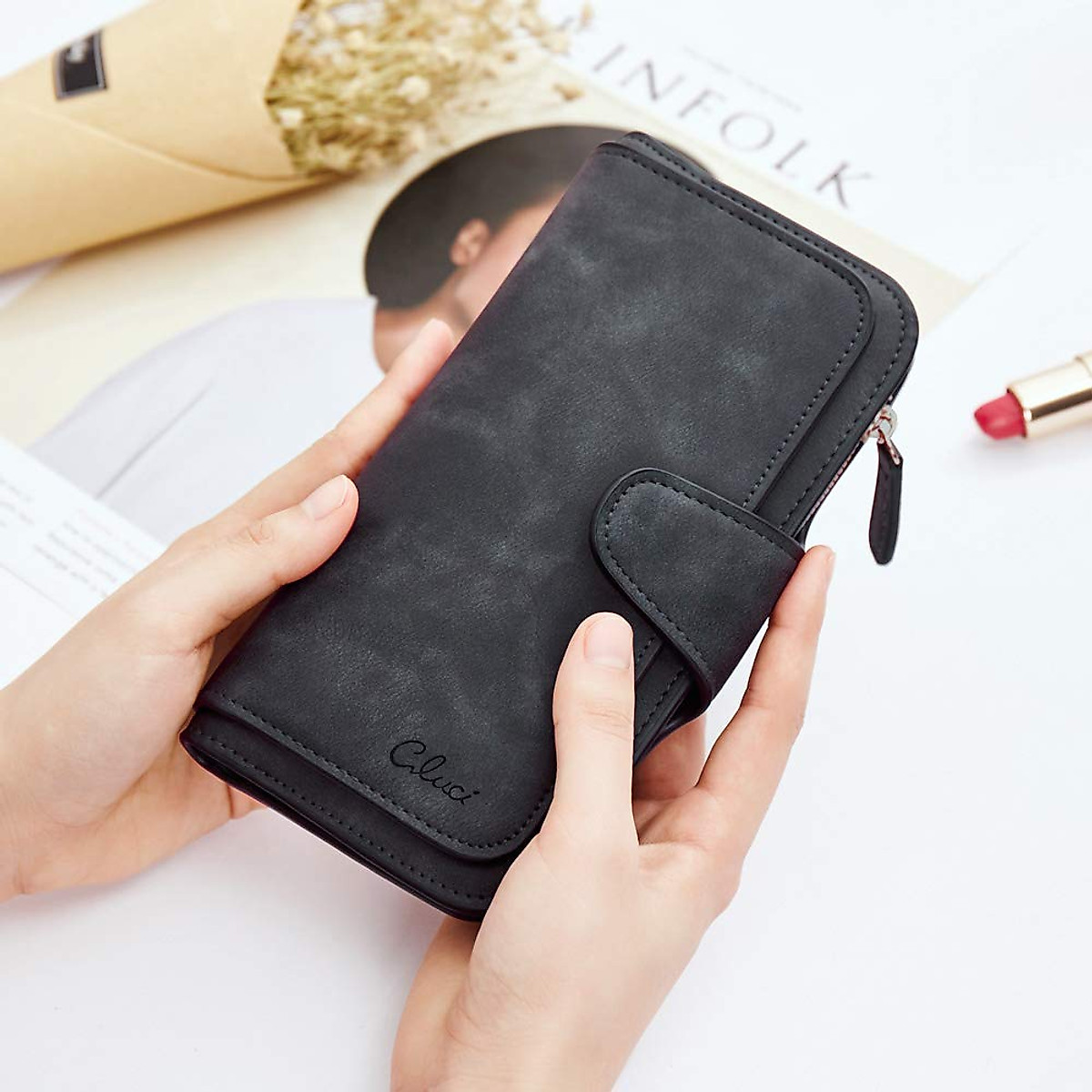 CLUCI Purses and Wallet bundles for women bags Vegan Leather …