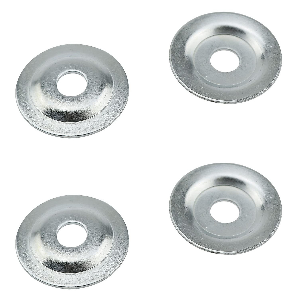 MEETOOT 4pcs Bench Grinder Arbor Washer/Flange for Grinding/Wire Wheel/Collar for Grinding Polishing Shaft Motor Bench Grinder, Hole Diameter 10mm