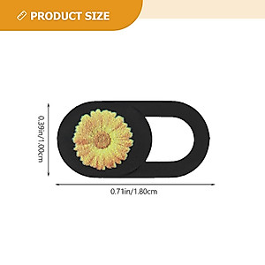 Mikikit 3pcs Camera Privacy Cover Mobile Camera Cover Phone Camera Protector Webcam Privacy Protector Laptop Lens Cover Camera Protector Cover Webcam Lid Slide Flat Abs