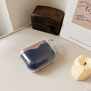 Cute Cartoon Style Soft TPU Protective Crystal Clear Transparent Case Cover Compatible with Sony WF-1000XM3 Earbuds, Protective Skin Sleeve with Key Chain (Clear)