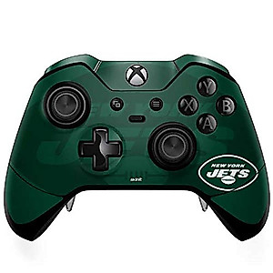 Skinit Decal Gaming Skin Compatible with Xbox One Elite Controller - Officially Licensed NFL New York Jets Double Vision Design