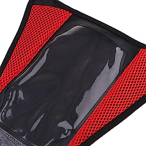 Universal Road Mountain Bike Bicycle Turbo Trainer Sweat Absorb Guard Strap Net Cover with Phone Pouch (Upgraded)